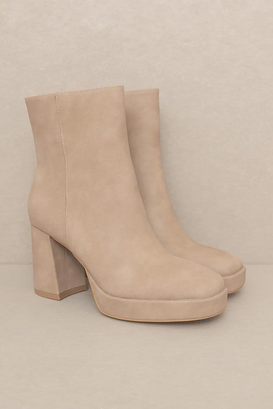 LIMA PLATFORM BOOTIE – Marlee K Boutique